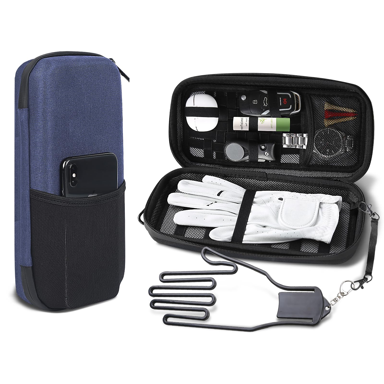 Amazon.com: MOSLA Golf Accessory Case with Golf Bag Clip for Golfers ...