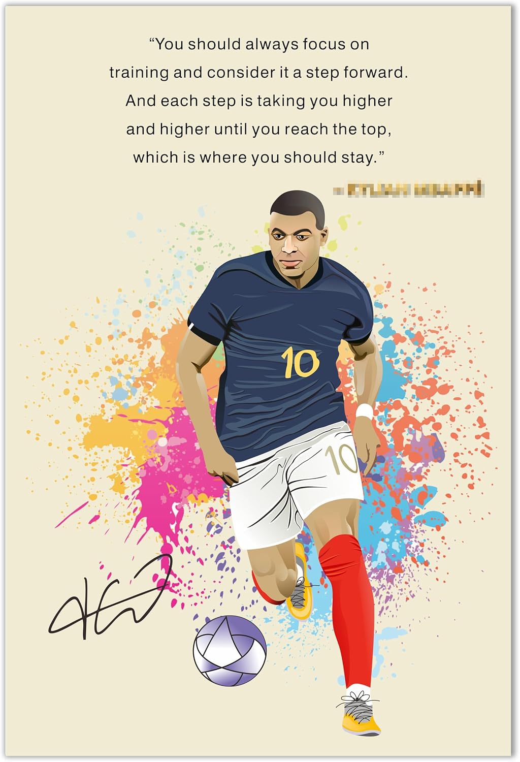 Amazon.com: Soccer Superstar Inspirational Motivational Quote ...
