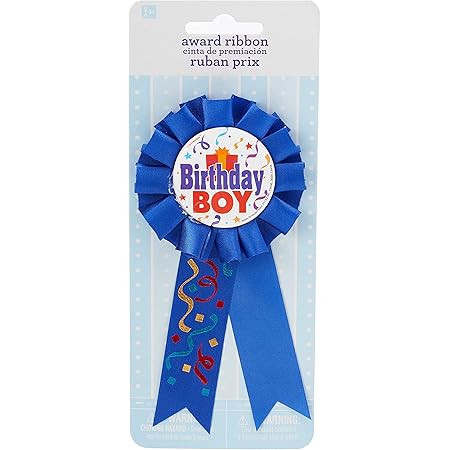 Amazon.com: Birthday Boy Award Ribbon : Office Products