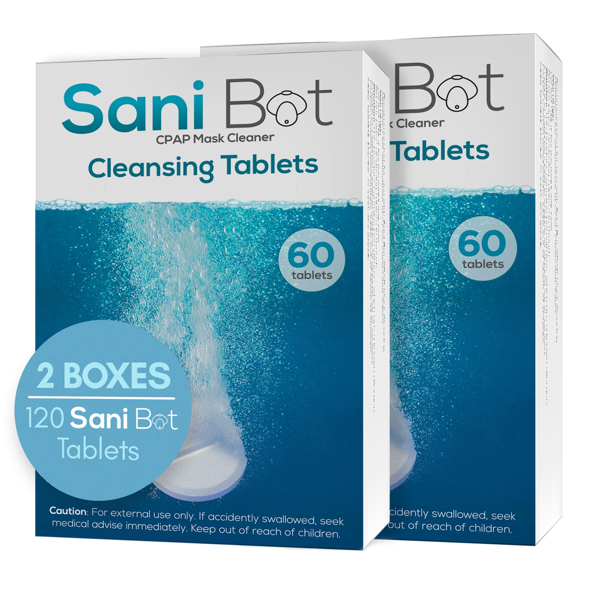 Amazon.com : Sani Bot Mask Cleaner Tablets (Pack of 120) – High ...