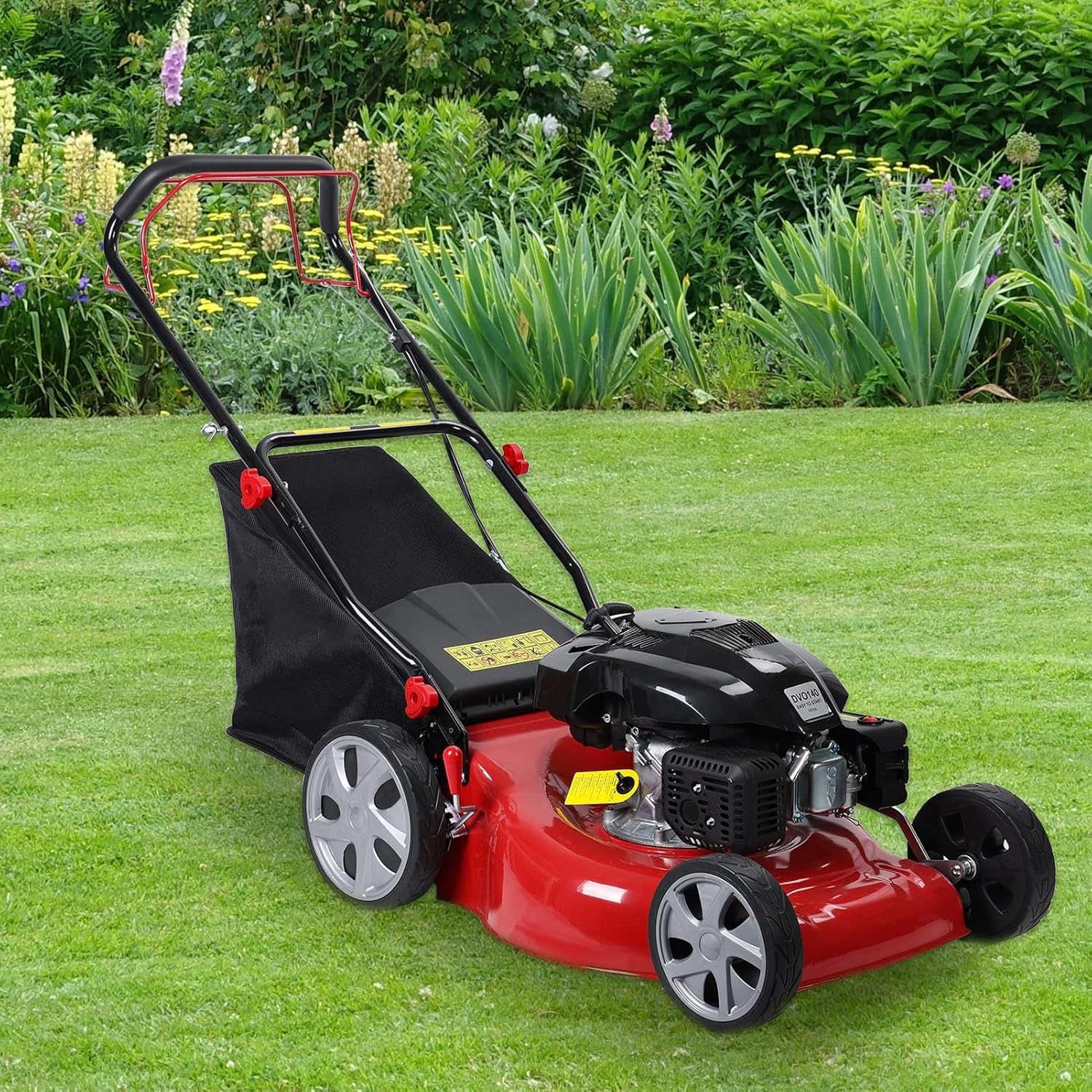 Amazon.com : Self Propelled Gas Lawn Mower,20 Inch Lawn Machine ...