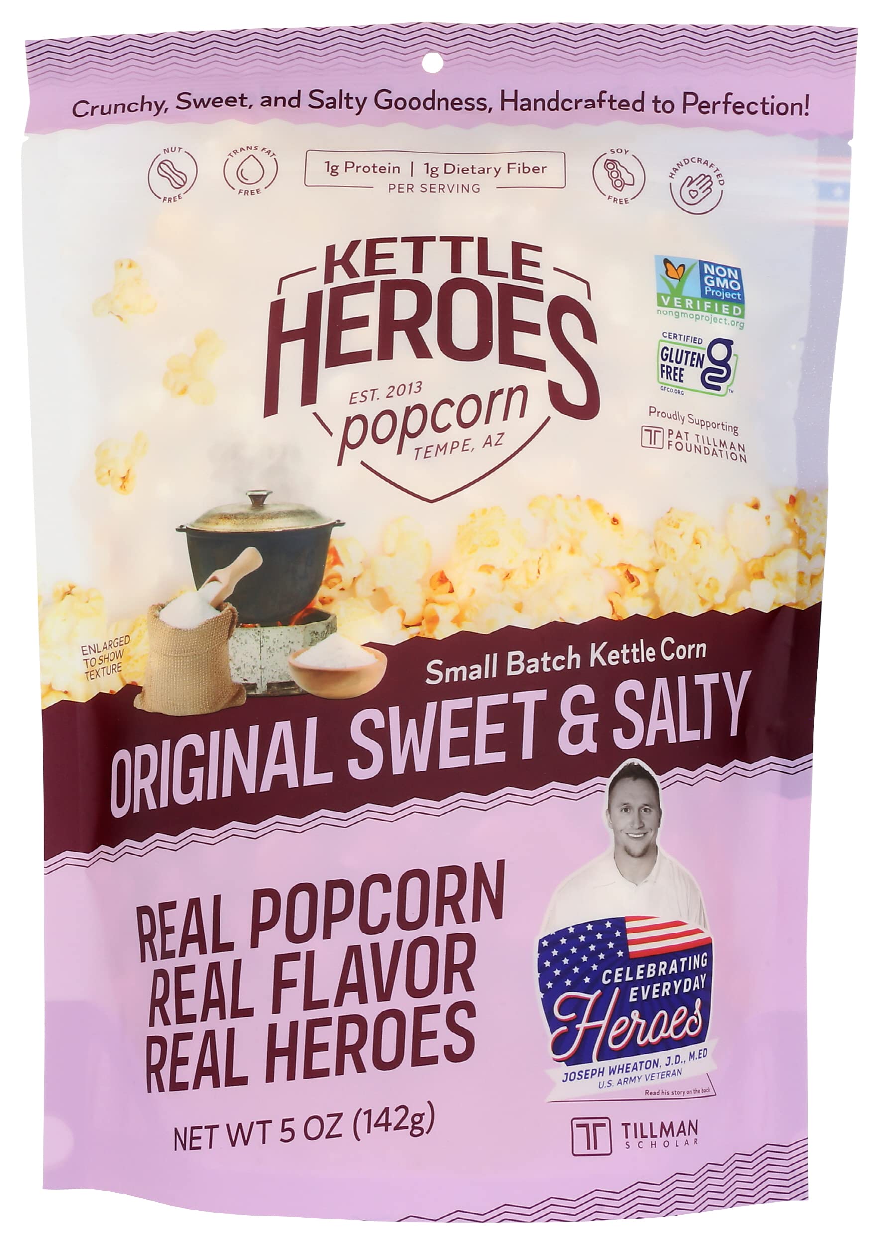 Amazon.com: Kettle Heroes Popcorn, Original Sweet & Salty Flavor, Small ...