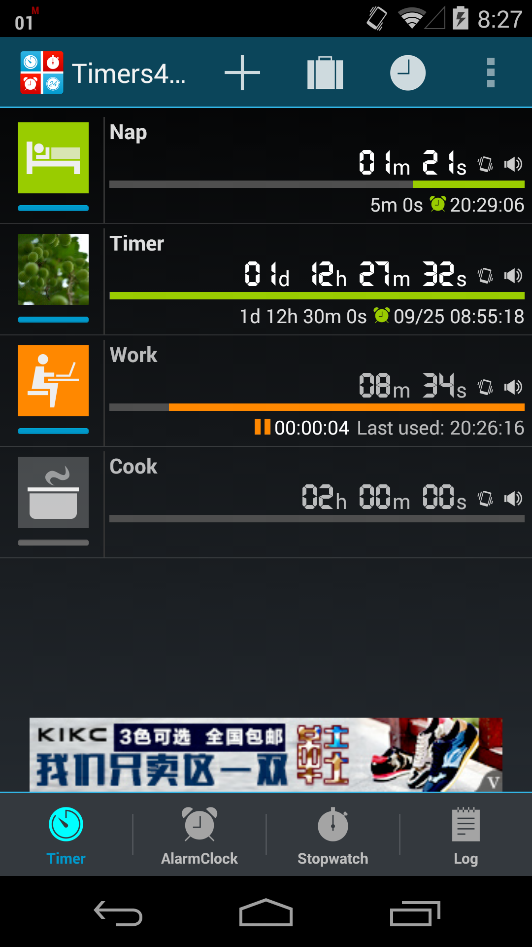 Timers4Me - Timer e cronometro: app su Amazon Appstore
