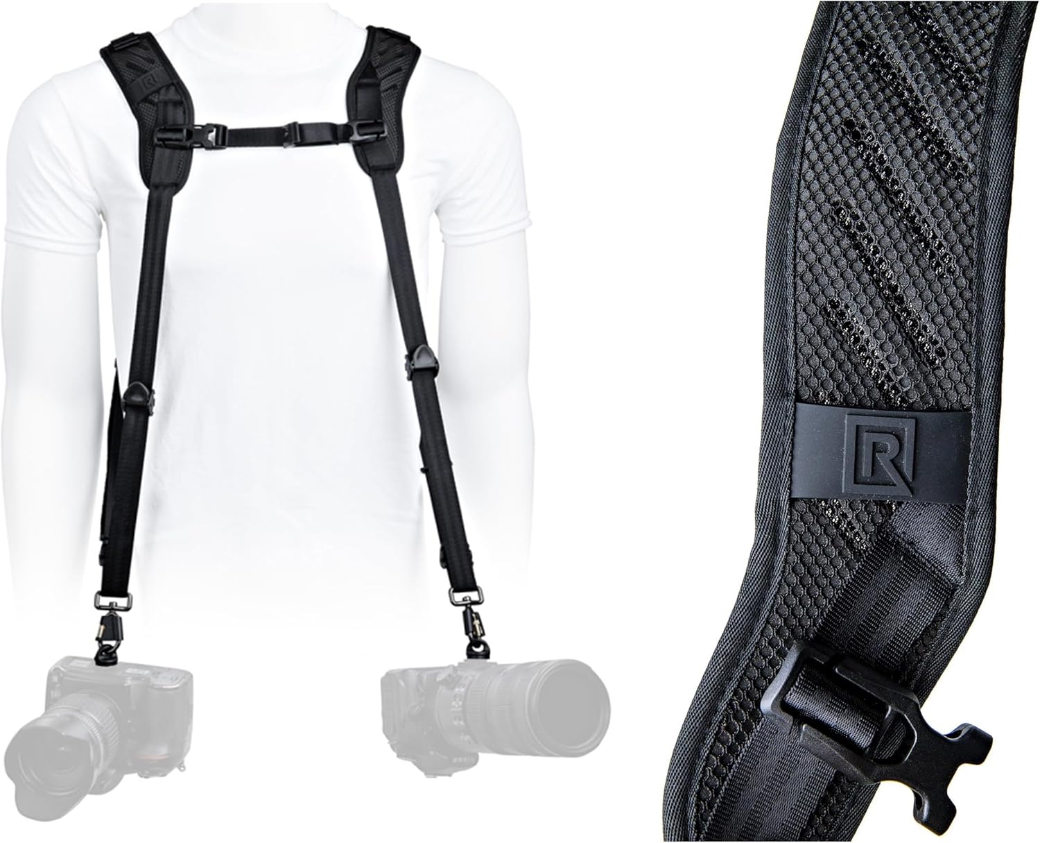 Amazon.com : BLACKRAPID Blackline II Double Camera Harness - Best ...