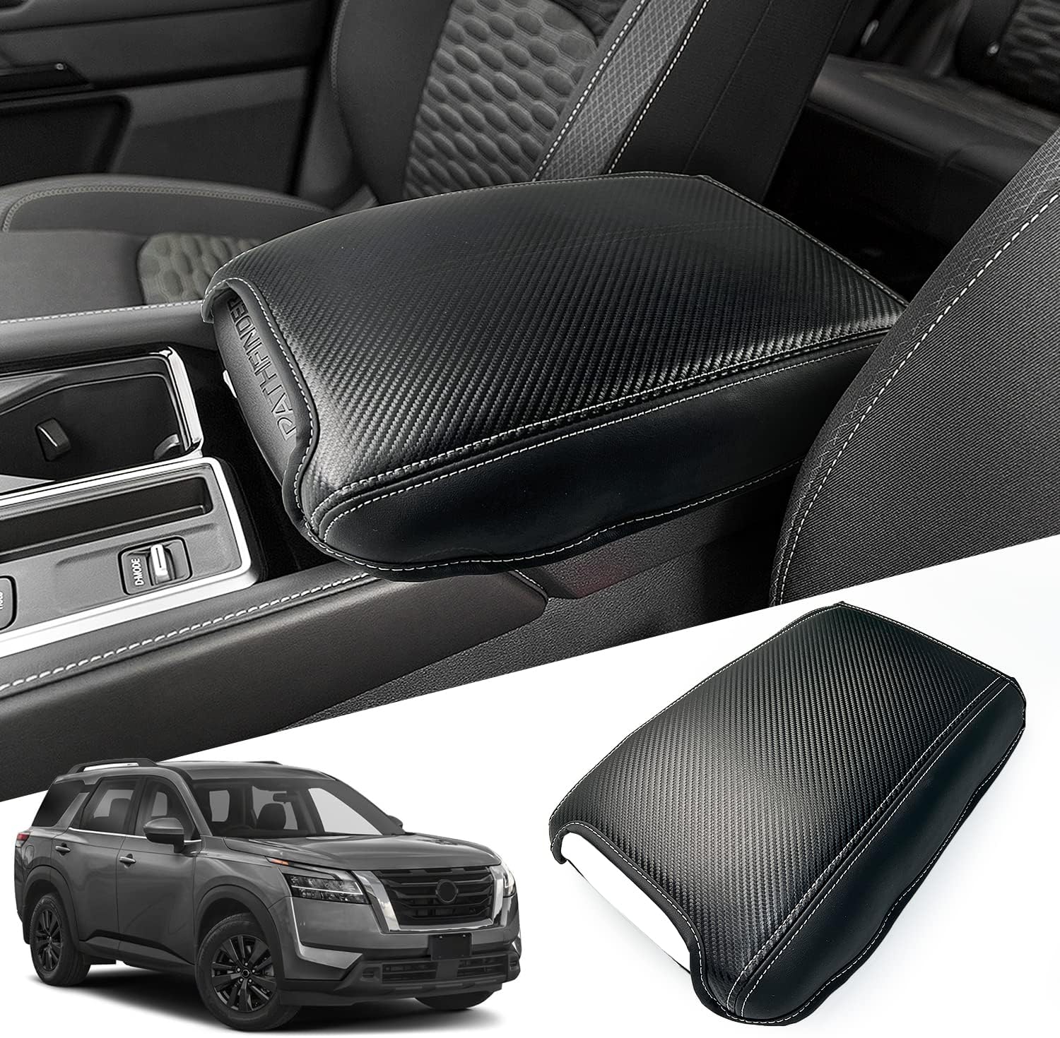 Amazon.com: Ruiya 2025 Pathfinder Armrest Cover,for 2022-2025 Nissan ...