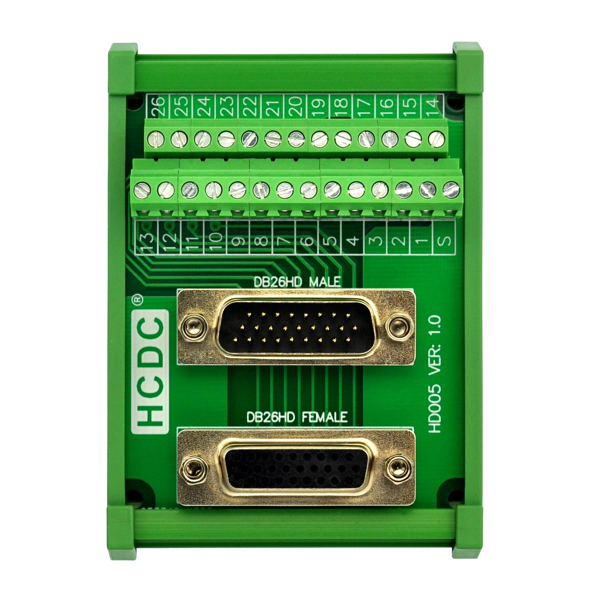 Snapklik.com : DIN Rail Mount D-SUB Male-Female Interface Module ...