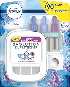 Febreze 3Volution Duftstecker (20 ml) Lenor Aprilfrisch, Starterset ...
