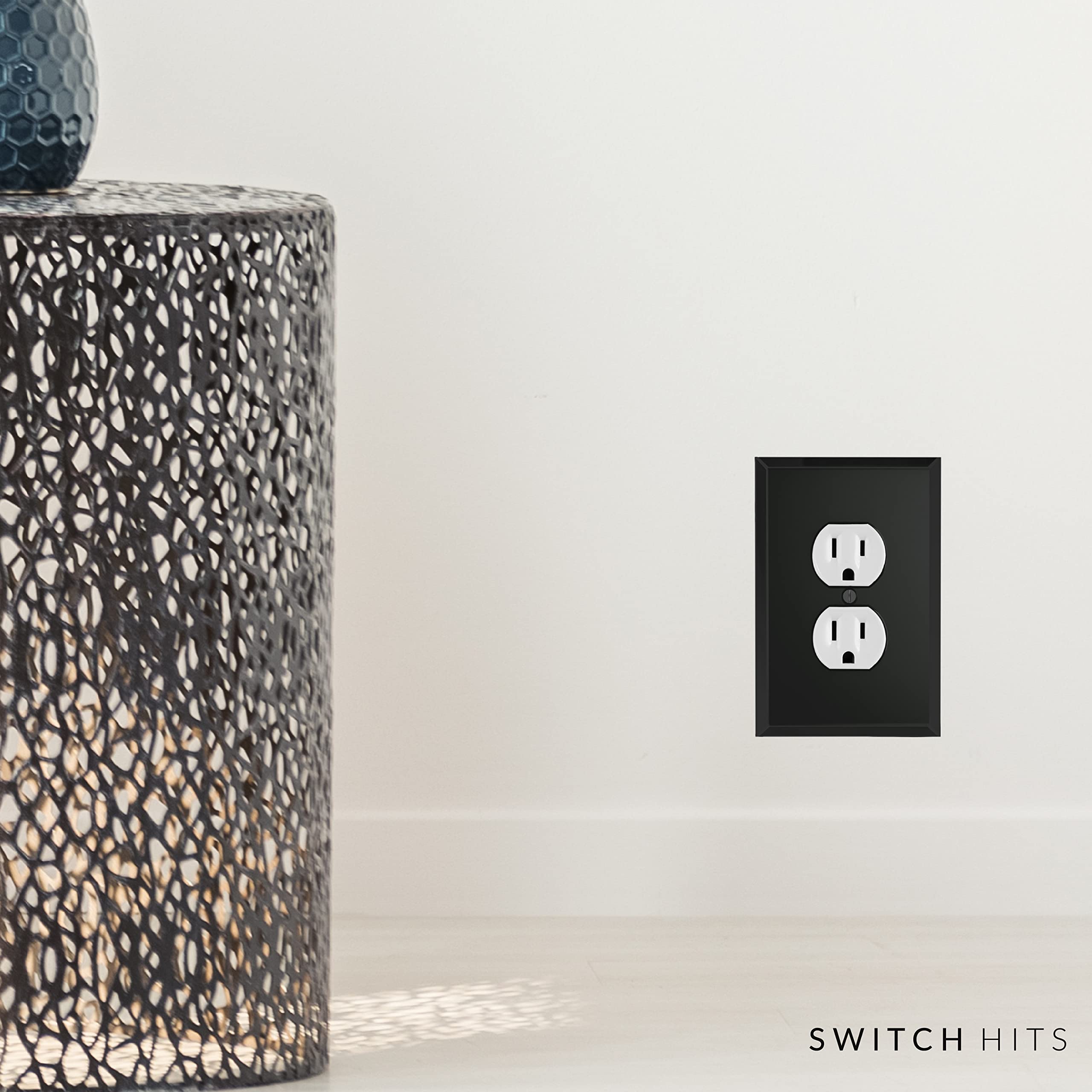 Glass Mirror Switch Plates Plain Glass Mirror Outlet Wall Plate | 1