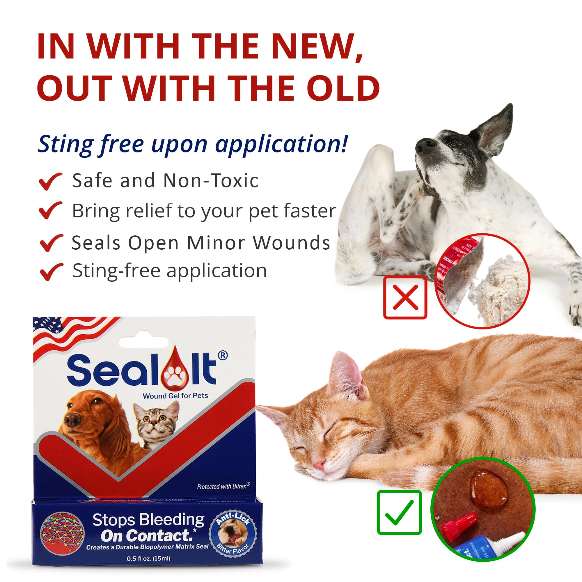 Snapklik.com : Seal It Wound Gel For PetsUS-Made Dog Wound Care Gel To ...