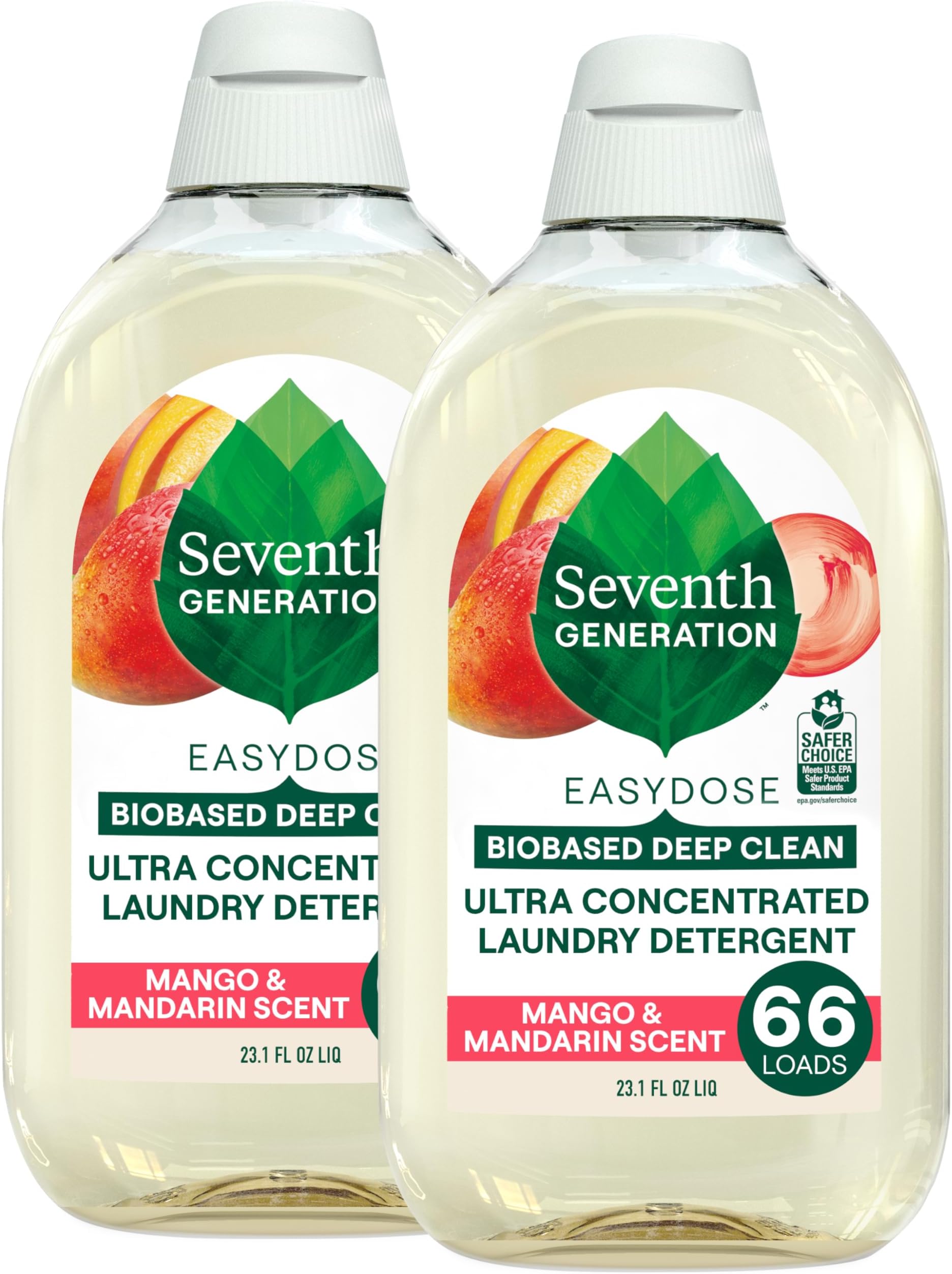 Amazon.com: Seventh Generation Liquid Laundry Detergent, Fresh Citrus ...