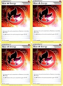 Pokemon Special Energy Card Set - Heat Energy 174/189 - Darkness Ablaze ...