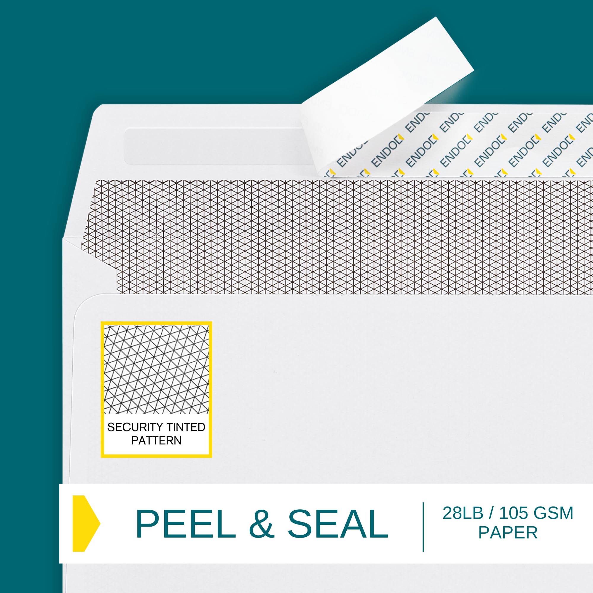 Snapklik.com : 6x9 Custom Printed Booklet Envelopes - 500 Pack - Peel ...