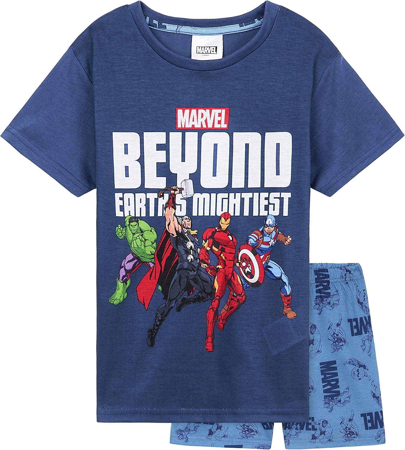 Amazon.com: Marvel Boys Pyjamas for Kids Teenagers Summer Nightwear ...