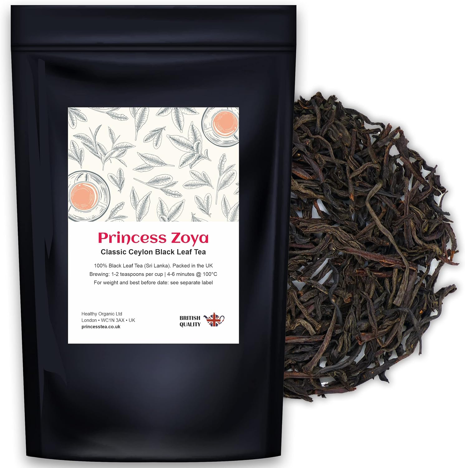 Large Leaf Black Tea 250g Pack Strong Rich Brew : Amazon.co.uk: Grocery