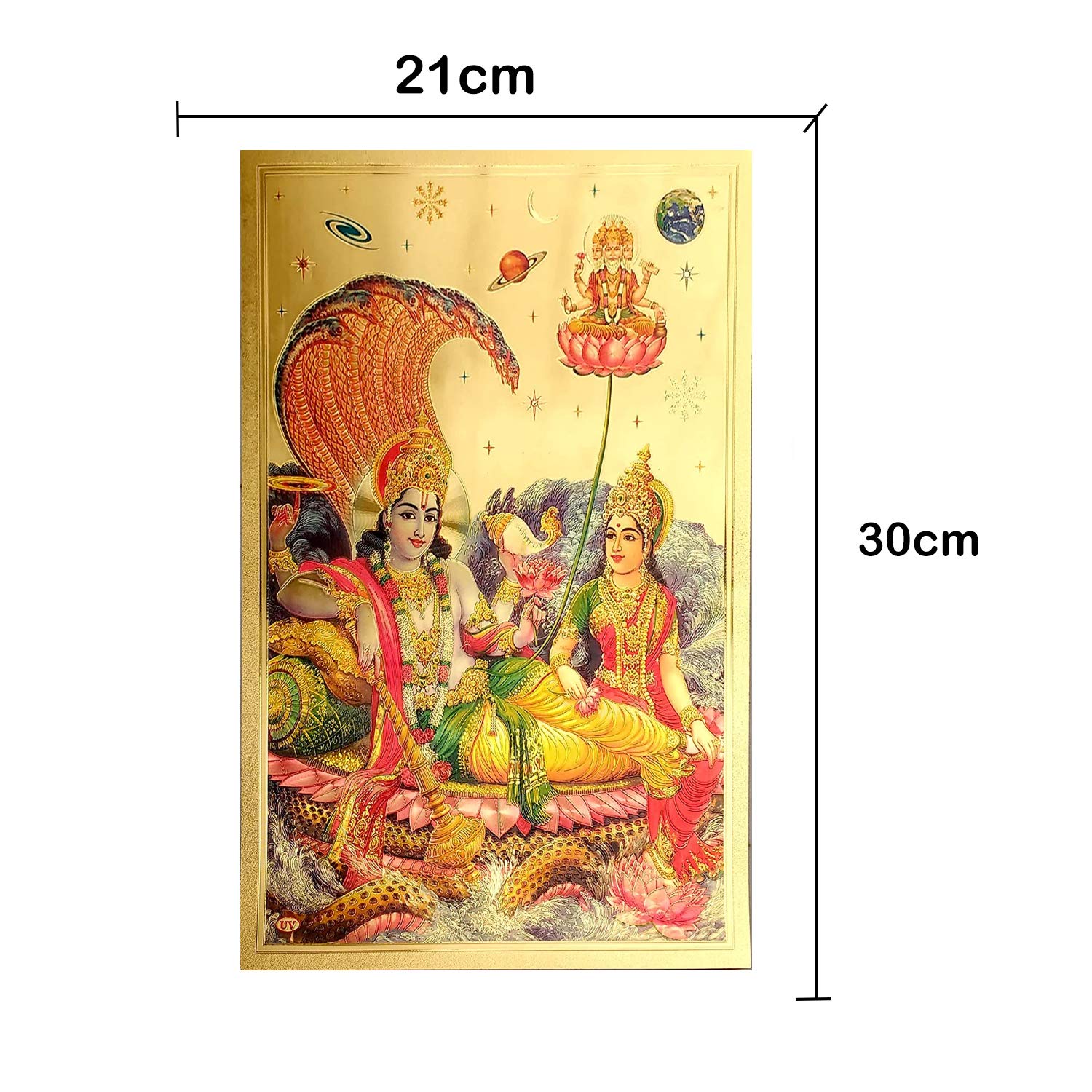 Buy ADA Handicraft Hindu God Photo Poster for Pooja & Wall Decoration ...
