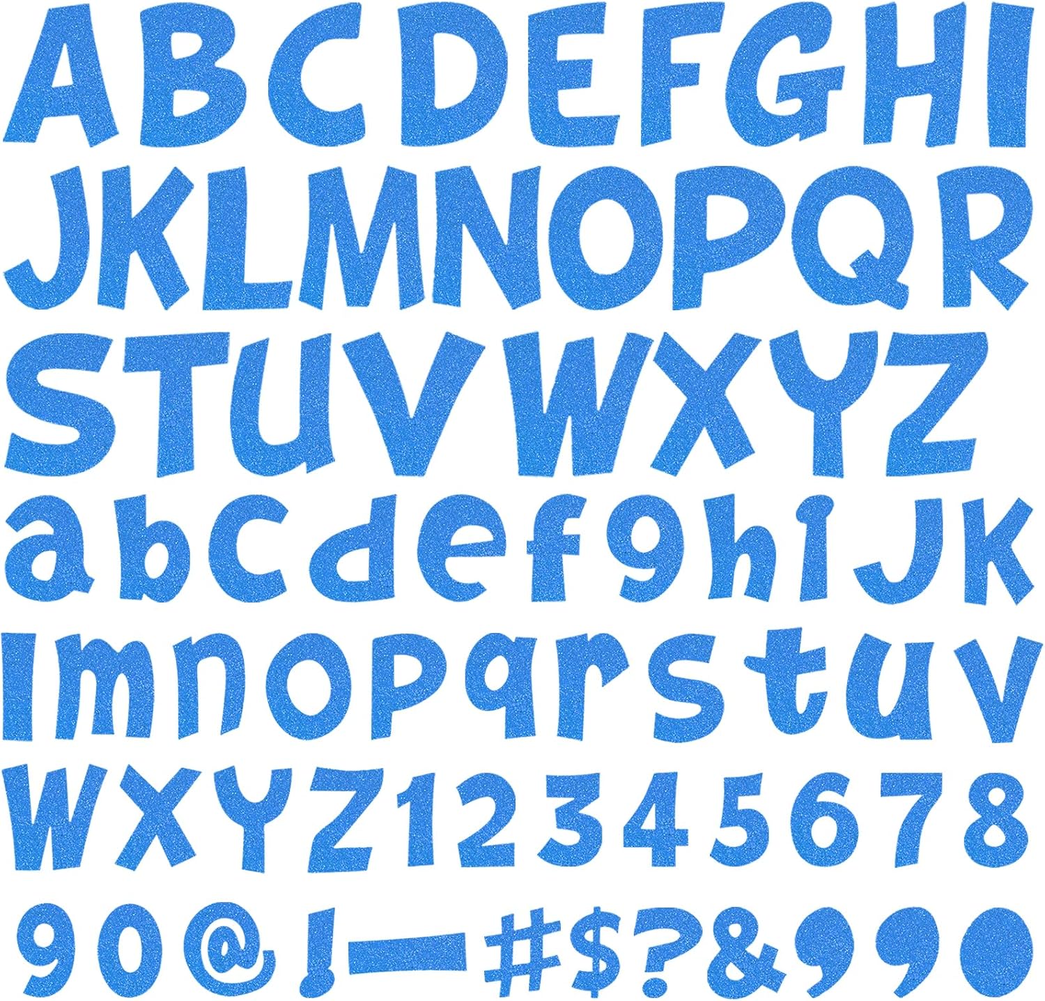 Amazon.com: 216Pcs Glitter Bulletin Board Letters, Alphabet Number ...