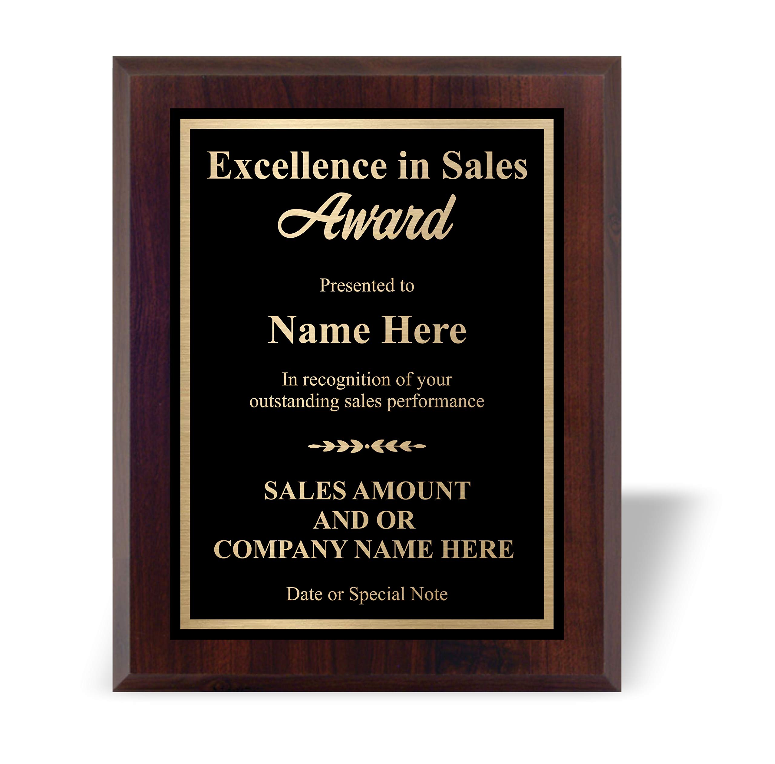 Most Valuable Salesperson Award Amazon.com: Sales Award Custom Plaque