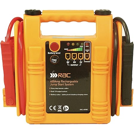 RAC 400 Amp Rechargeable Jump Start System HP082 - For Car Batteries up ...