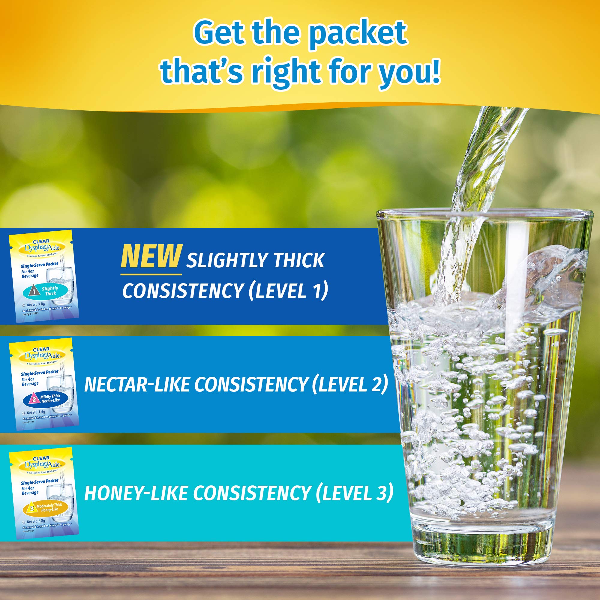 Snapklik.com : CLEAR DysphagiAide Instant Beverage And Food Thickener ...