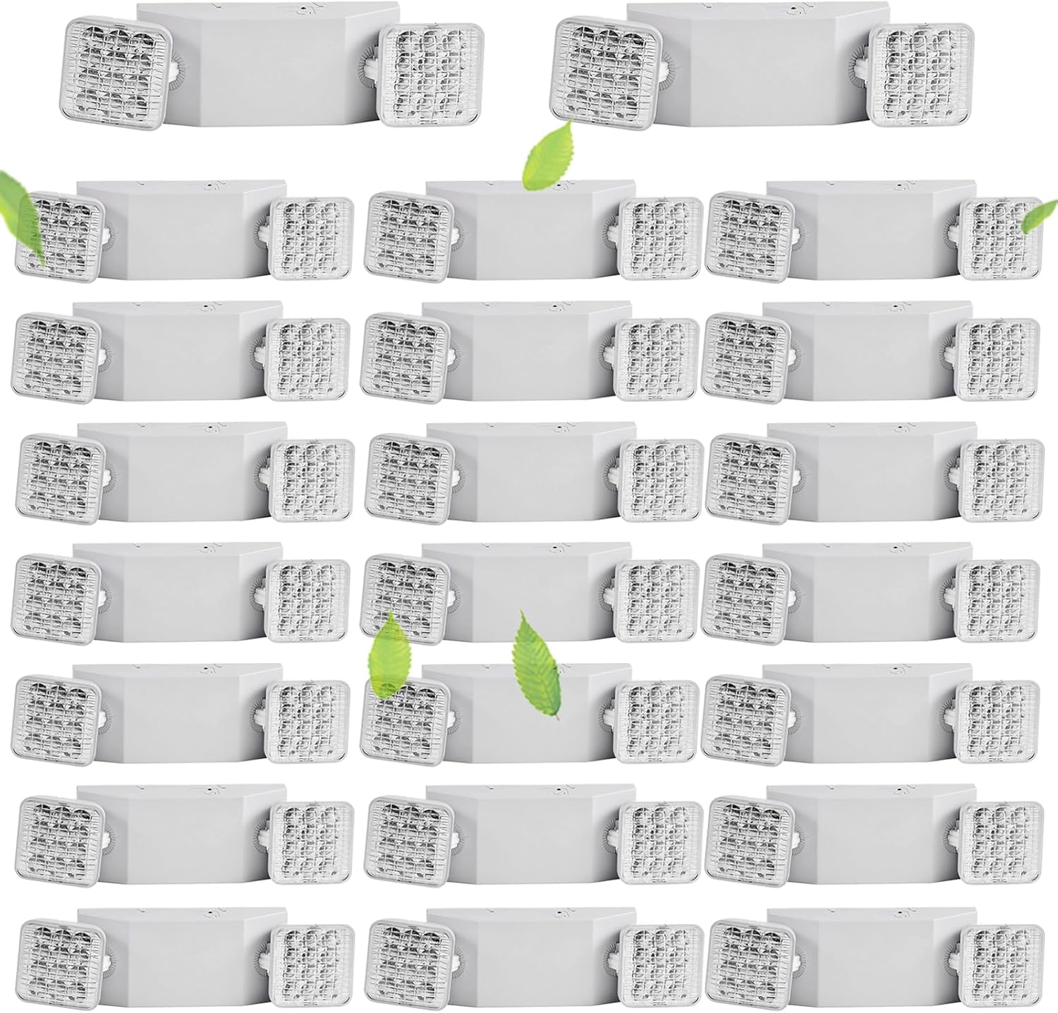 24 Pack LED Emergency Light Fixture, Commercial Emergency Lights with ...