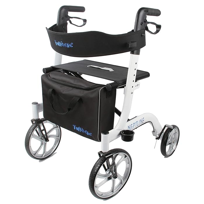 Buy Tuffcare Rollator Neptune Ultra Light Freedom Cart - 10" Front ...