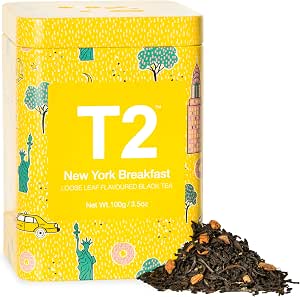 T2 Tea New York Breakfast Black Tea, Loose Leaf Tea In Limited Edition ...