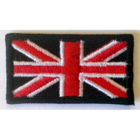 Sew-on Iron-on Embroidered Patch Union Jack British Miniature Mini Flag ...