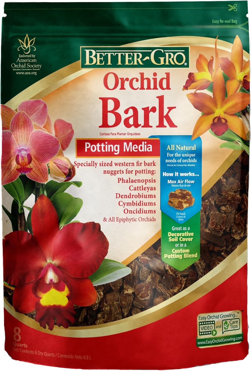 Sun Bulb Better GRO 4-Quart Orchid Bark : Amazon.ca: Patio, Lawn & Garden