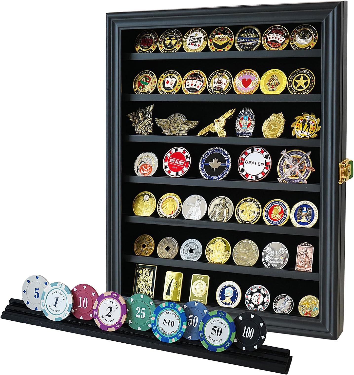 Amazon.com - SEETOOOGAMES Challenge Coin Display Case - Military Shadow ...