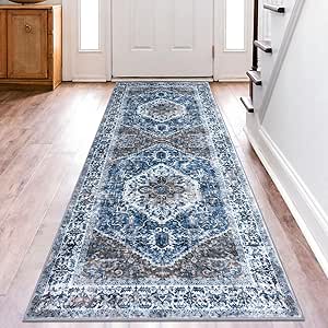 Amazon.com: KOZYFLY Runners for Hallways 2.6x8 Ft Washable Kitchen Runner Rug Boho Runner Rug ...