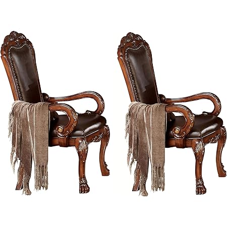 Amazon.com - ACME Vendome Side Chair, Cherry Finish, Set of 2 - Chairs