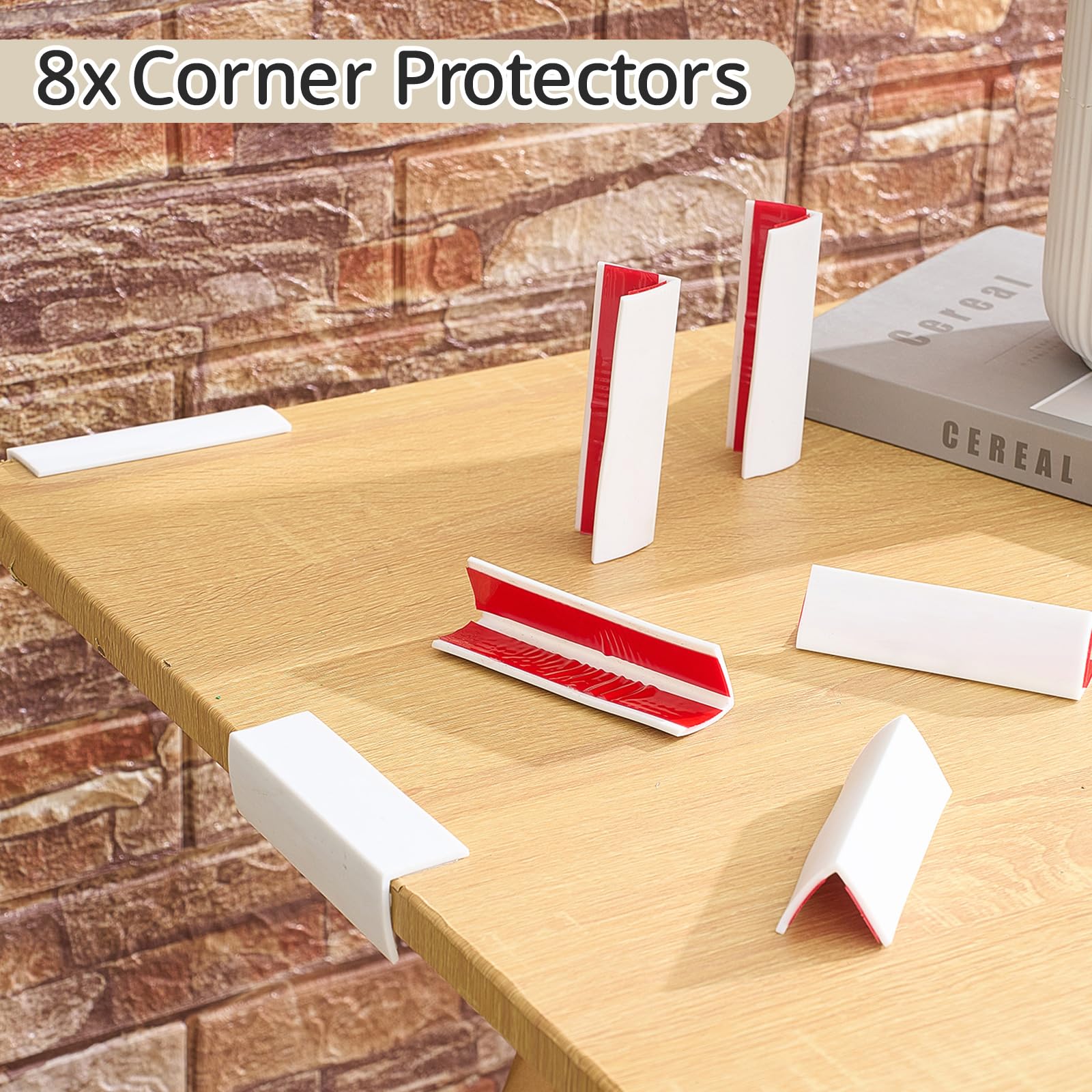 Snapklik.com : Pangda White Baseboard Corners Blocks Self Adhesive ...