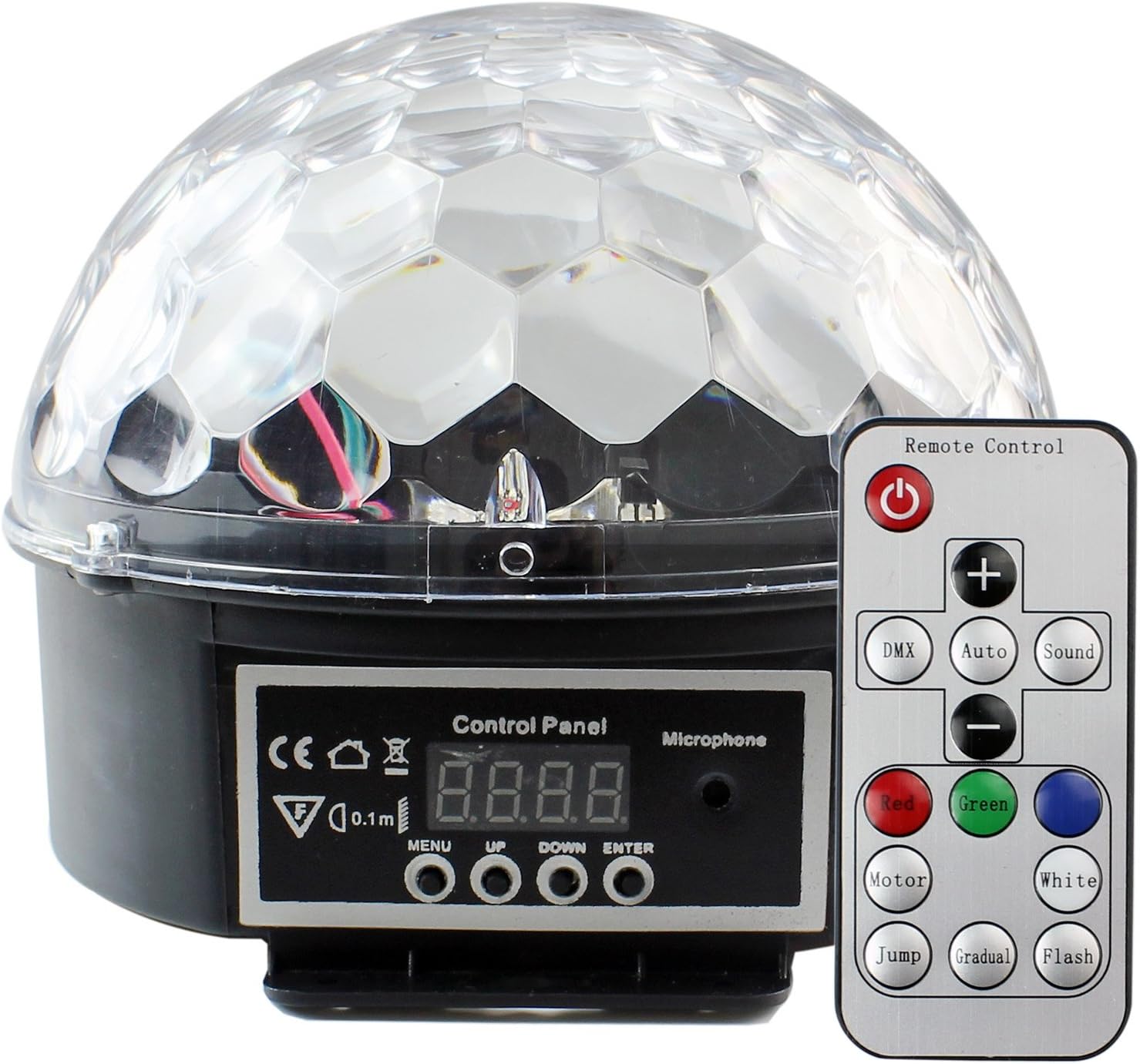 PMS ® DJ Disco-Kugel magische LED RGB Licht Musik-Effekt Projektor ...