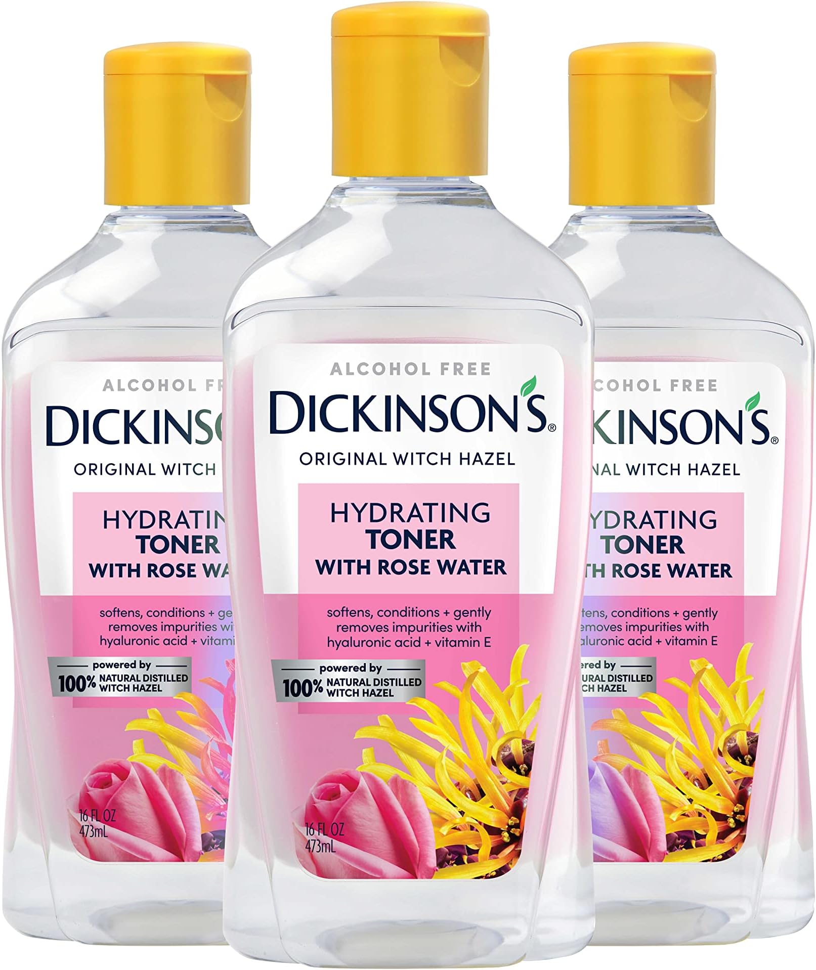 Amazon.com : Dickinson's Enhanced Witch Hazel Hydrating Toner with ...