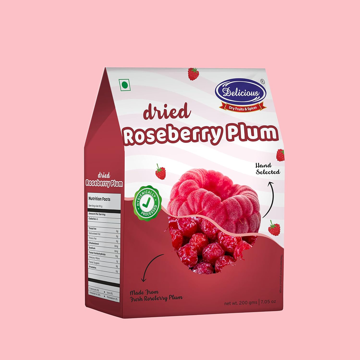 Delicious Dried Roseberry Plum 200G - 100% Natural & Organic Dried ...