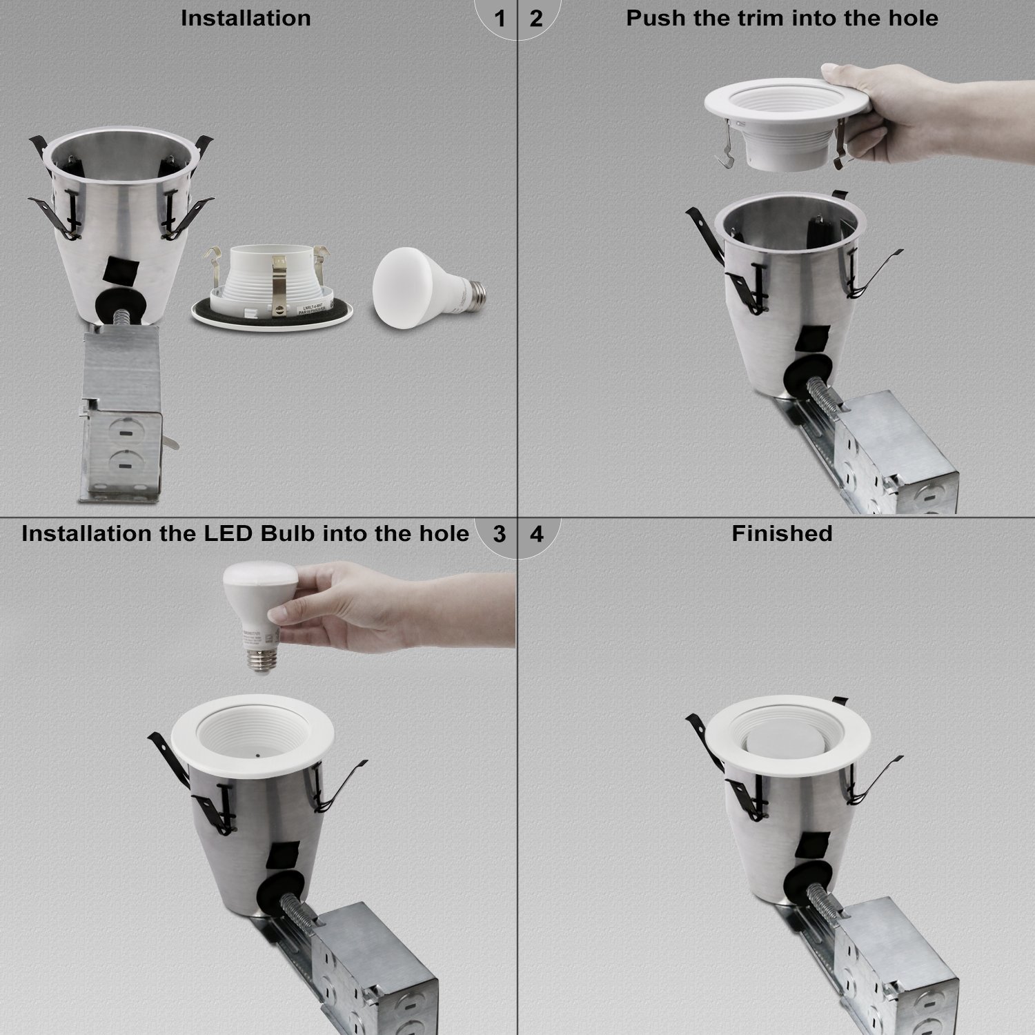 Recessed Can Light Insulation FF130R LED Recessed Light Insulation