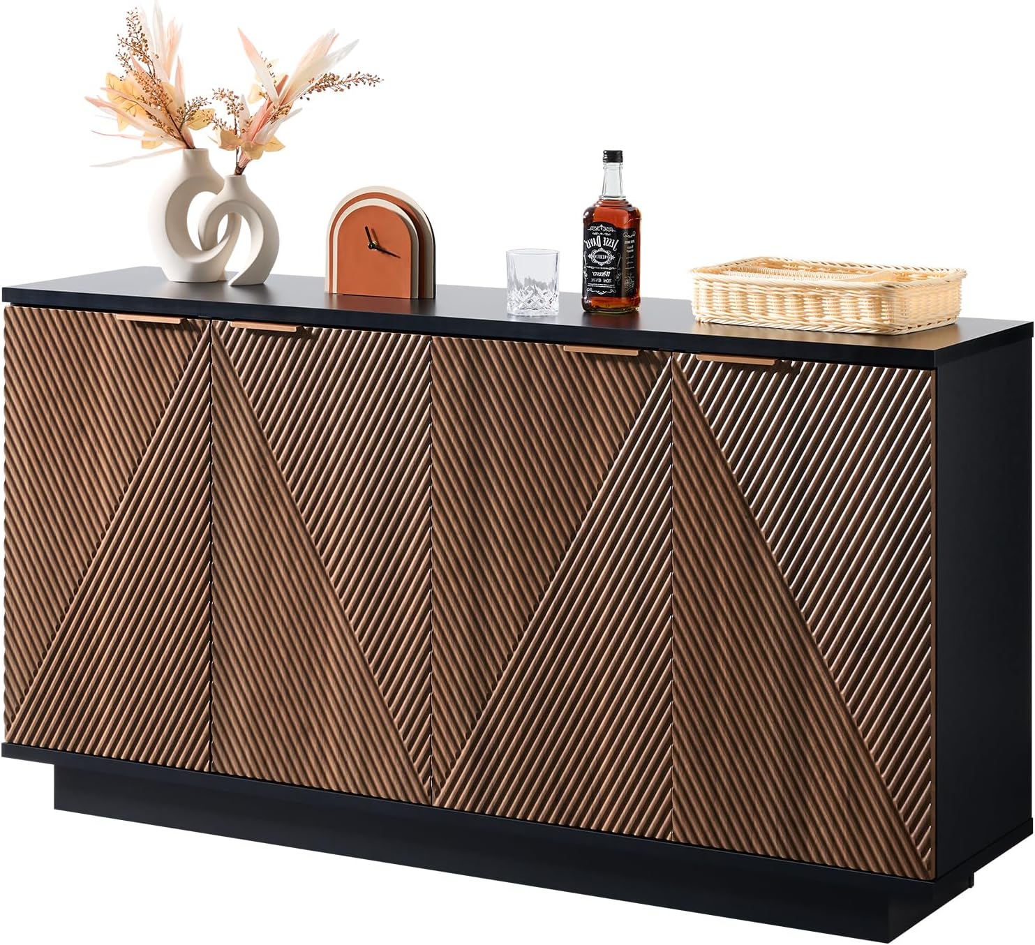 Amazon.com - OAKHAM Buffet Cabinet with Storage Modern Storage Cabinets ...