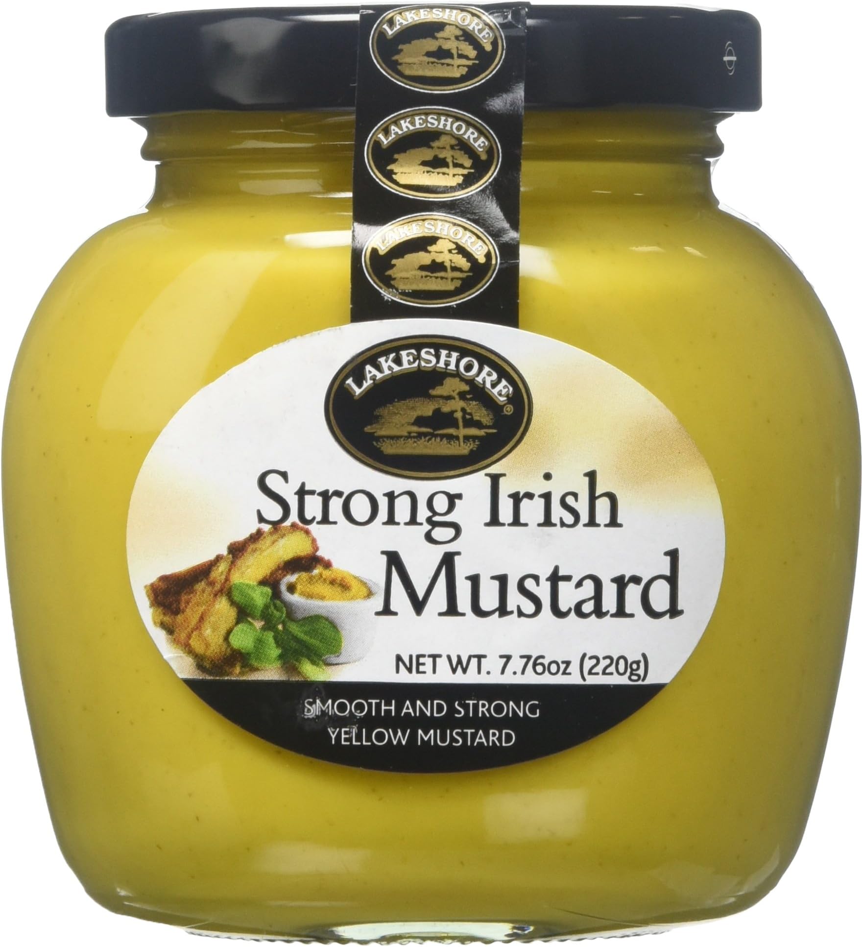 Amazon.com : Lakeshore Strong Irish Mustard 7.7 oz. jar : Yellow ...