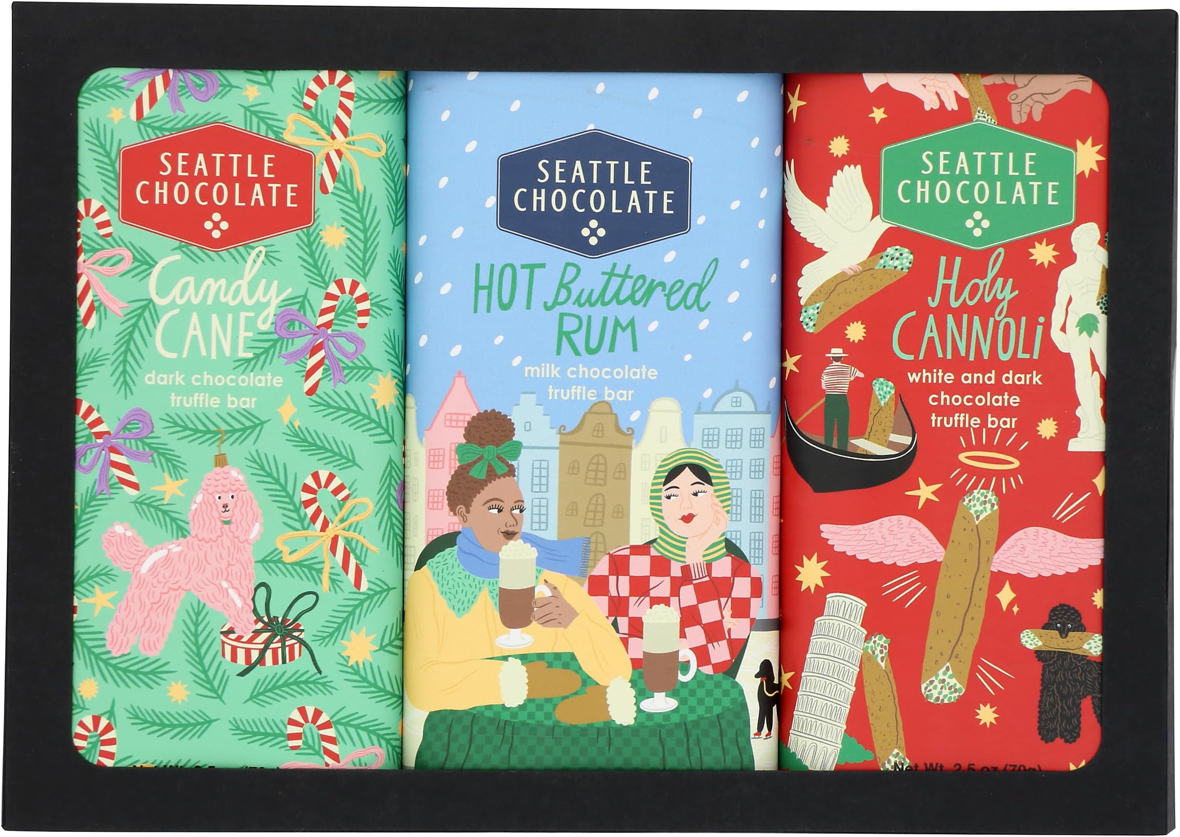 Amazon.com: Seattle Chocolates, Rainy Day Espresso, 2.5 oz : Grocery ...