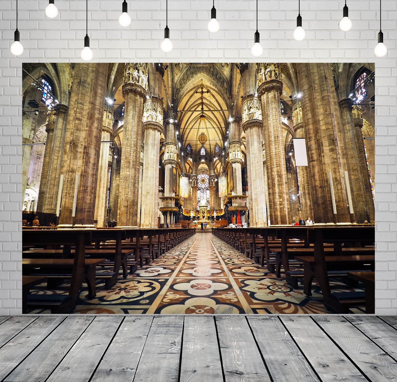 Ancient Church Interior