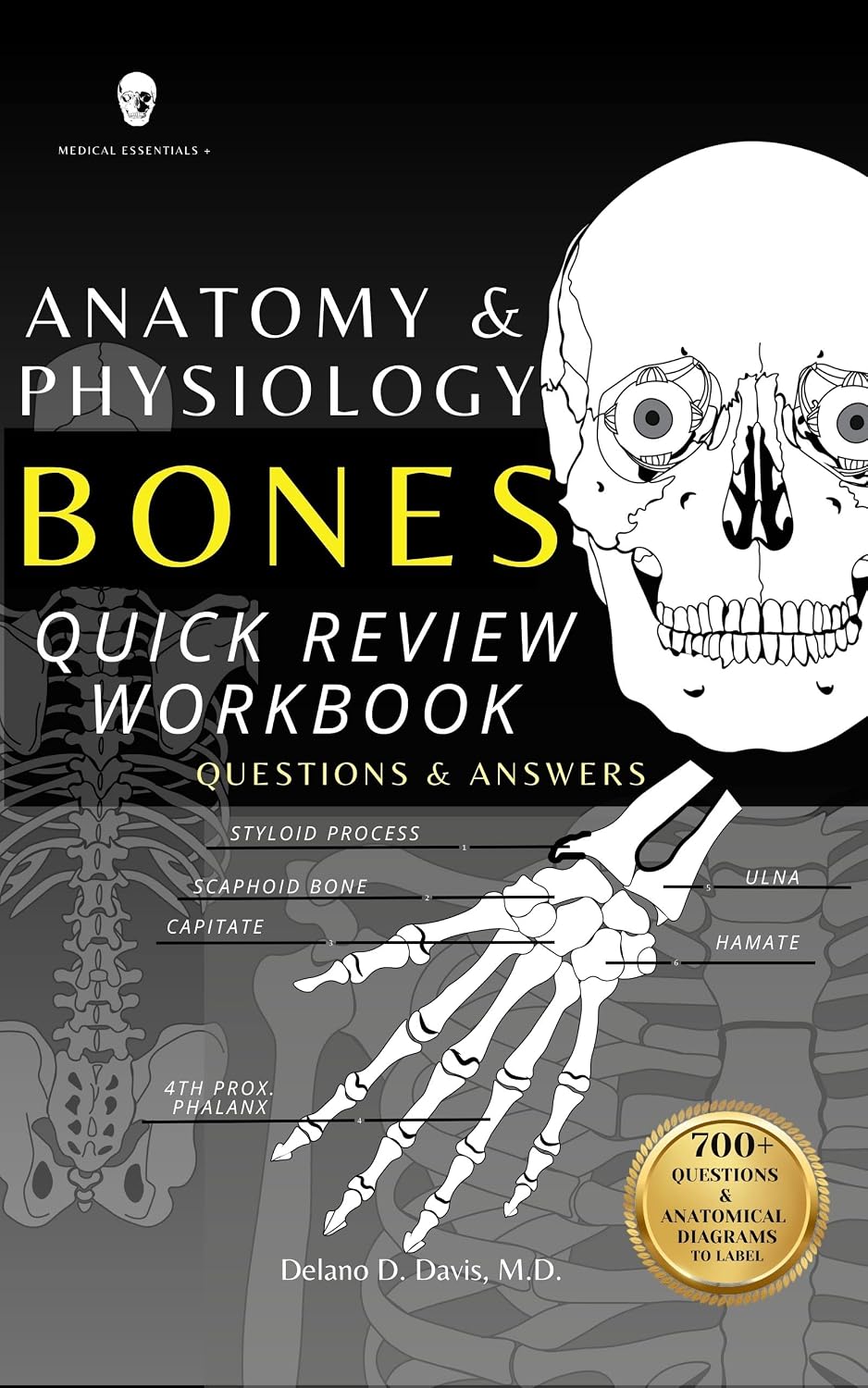 Anatomy and Physiology: Bones Quick Review Workbook: Practice Questions ...