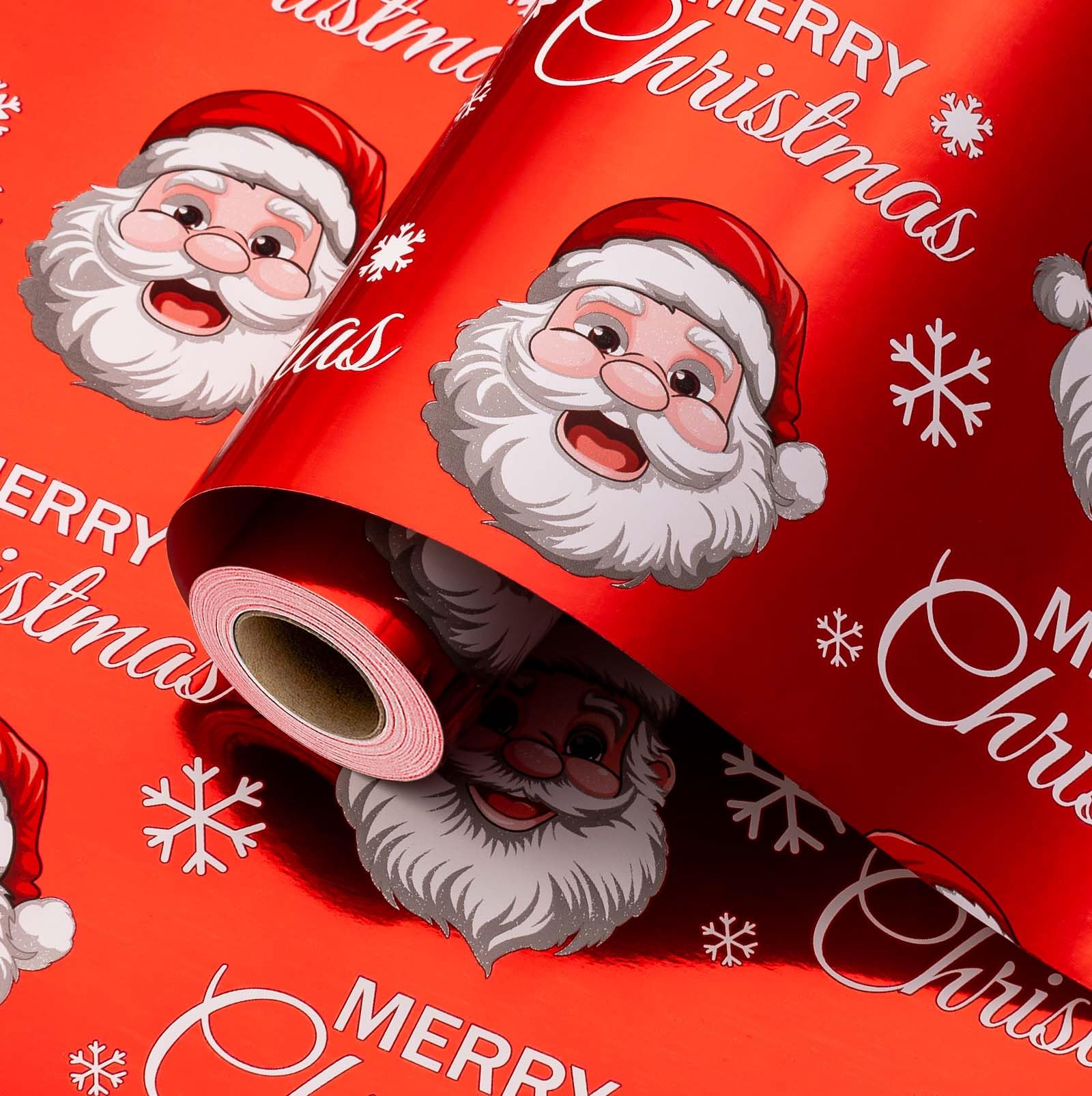 Amazon.com: Retrify Christmas Wrapping Paper Roll - 17 Inches x 32.8 ...