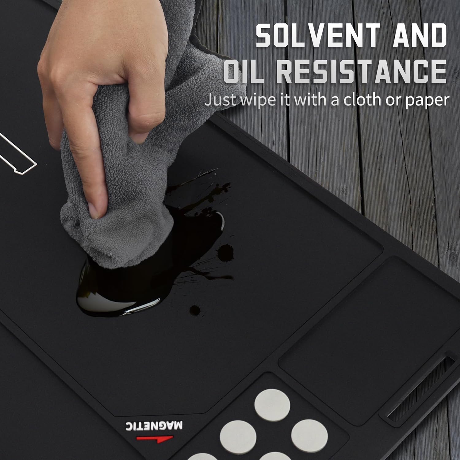 Tacsnake PistolRifle Gun Cleaning Mat, Anti-Slip Rubber Tactical ...