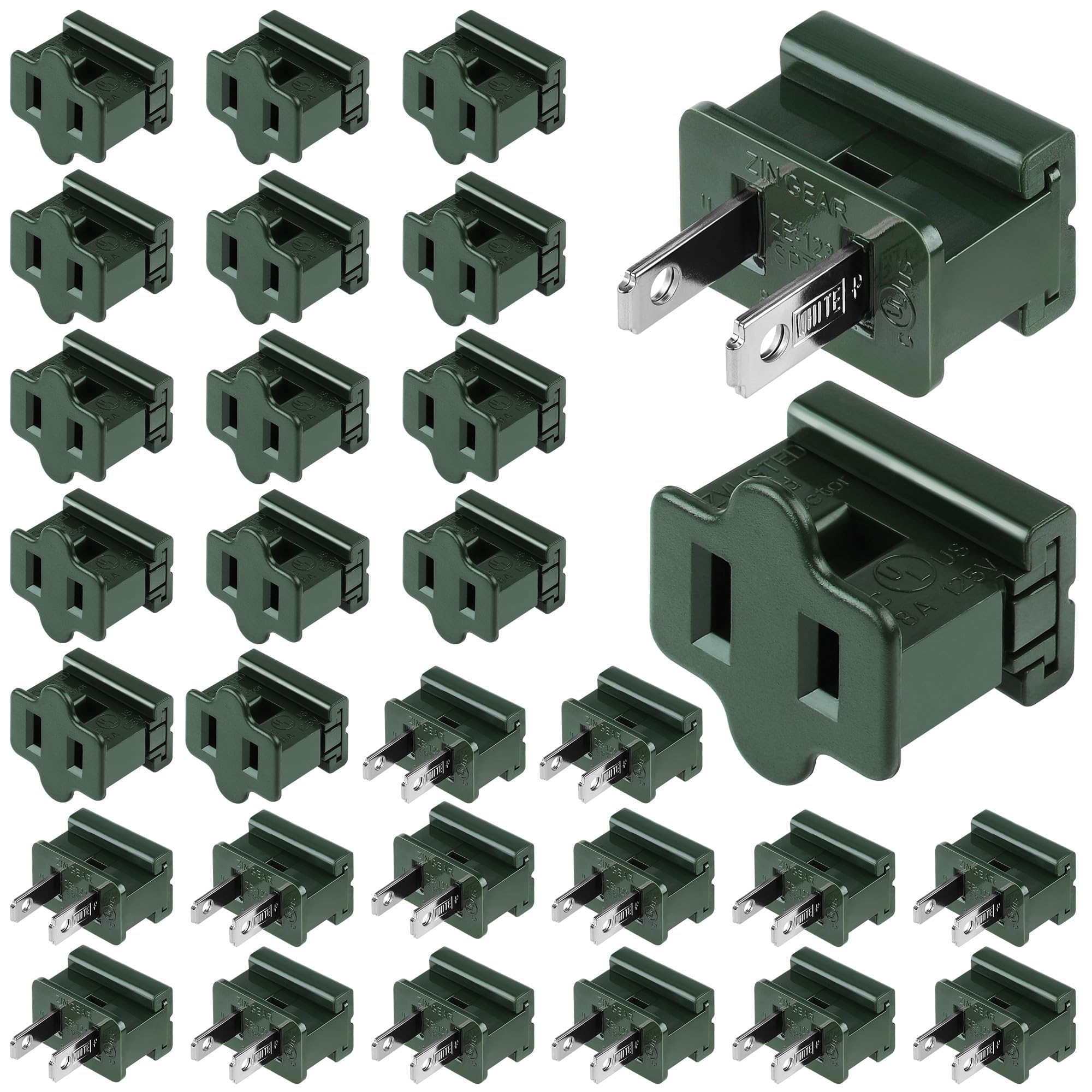 Snapklik.com : Fovths 30 Pieces Female And Male Light Slip Plug SPT-2 ...