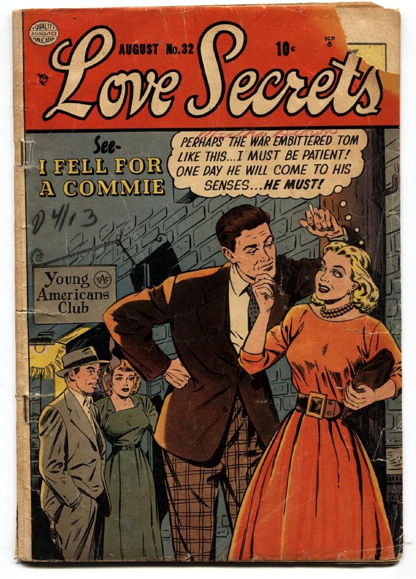Amazon.com: LOVE SECRETS #32-1953-FIRST ISSUE-I FELL FOR A COMMIE ...