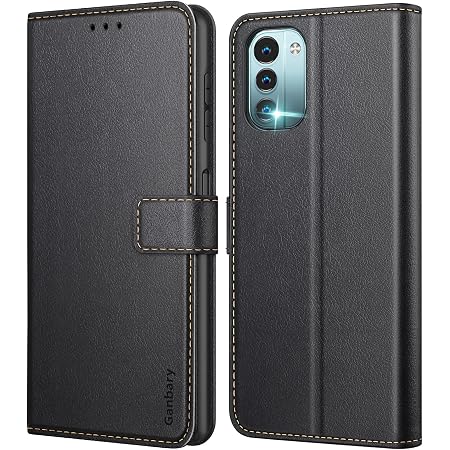 Ganbary Compatible with Nokia G11/ G21 Case, Premium PU Leather Flip ...