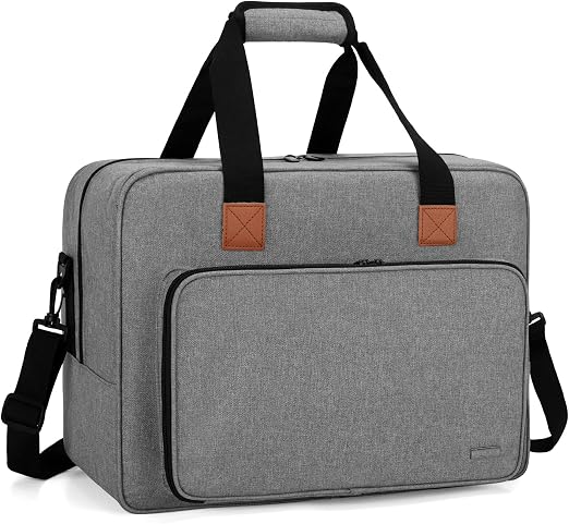 Amazon.com: LUXJA Sewing Machine Bag, Portable Tote Bag Compatible with ...