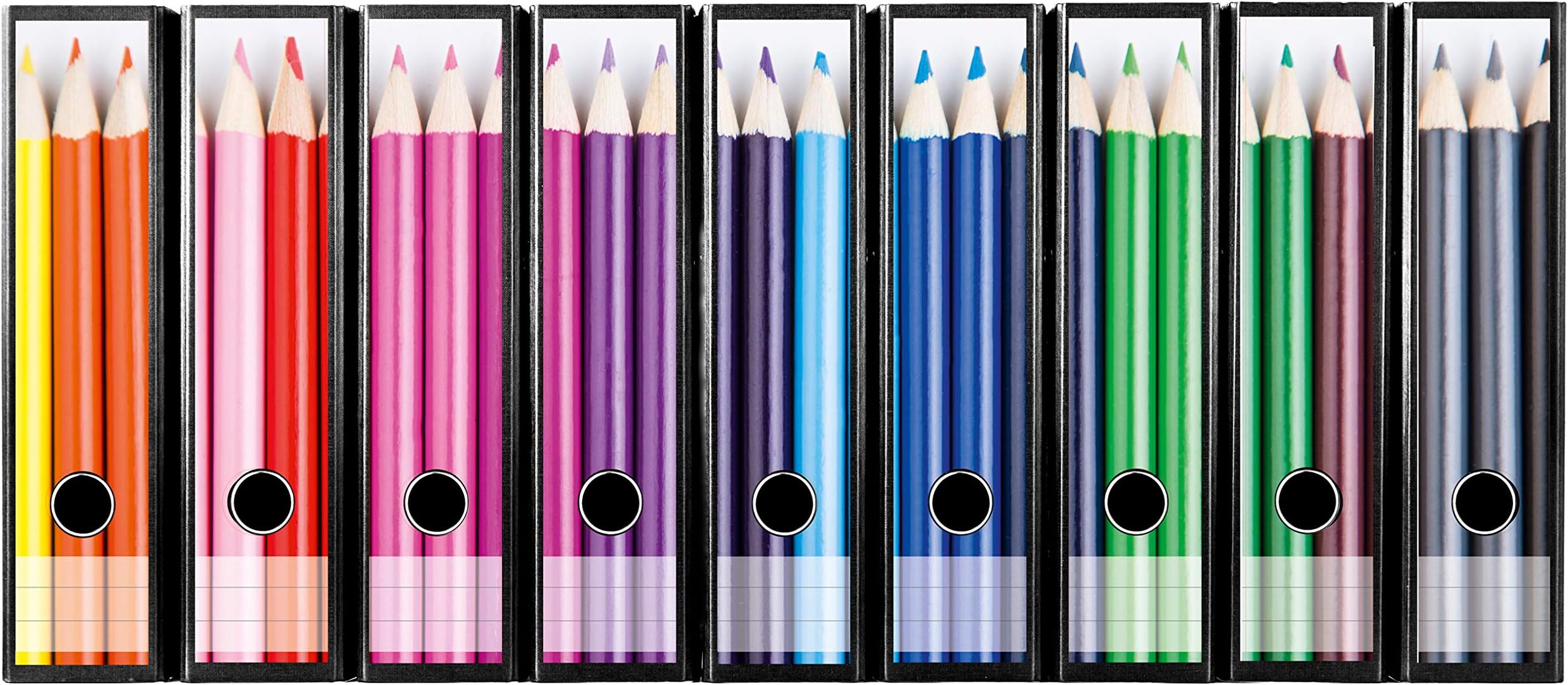 codiarts. Ordnerrücken selbstklebend | Etiketten Set für 12 breite ...