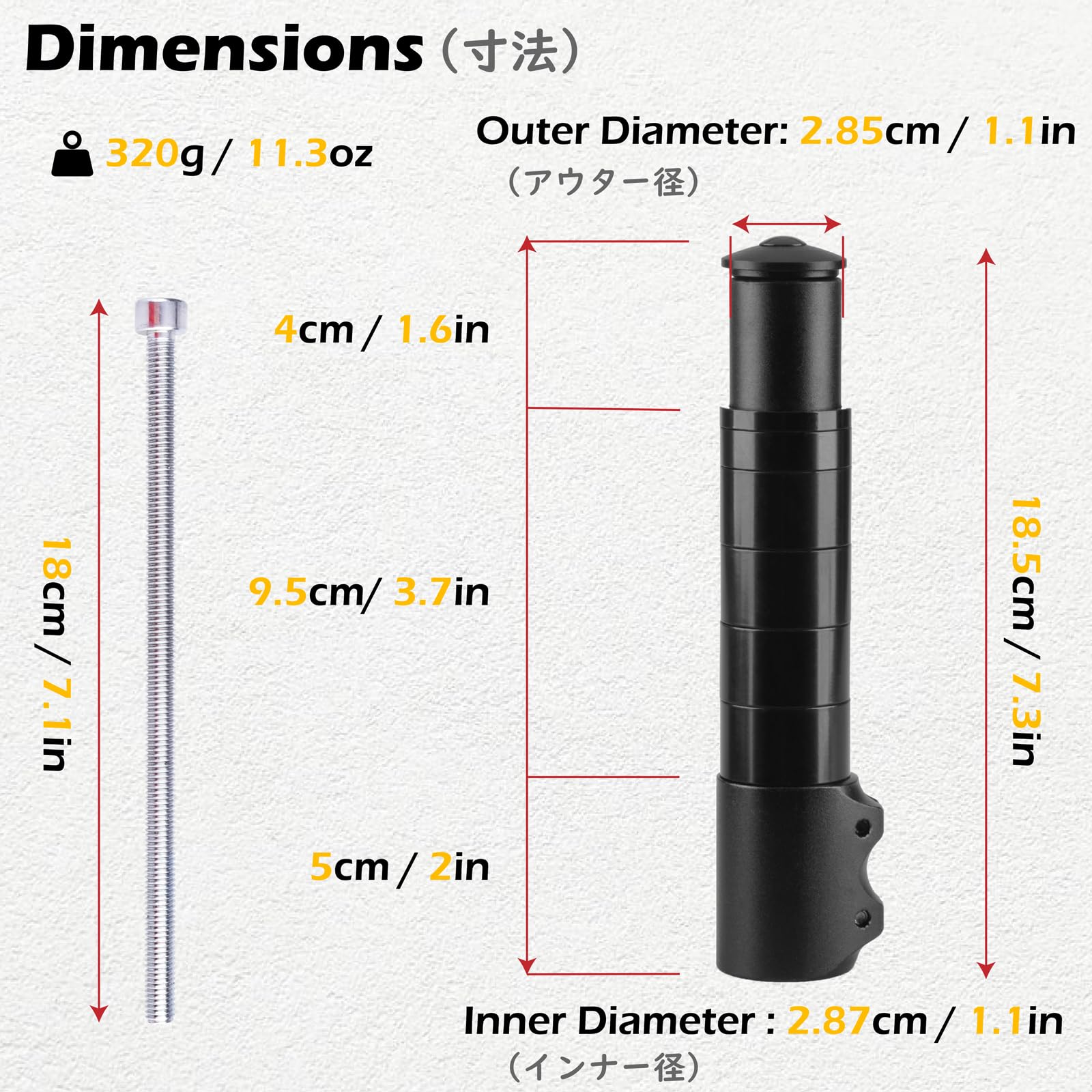 Snapklik.com : TRIWONDER Bike Stem Riser Handlebar Extender Bicycle ...