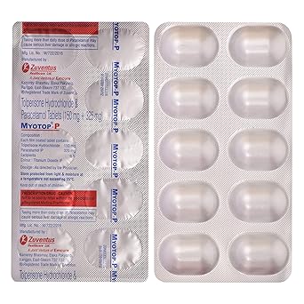 Myotop P - Strip of 10 Tablets : Amazon.in: Health & Personal Care